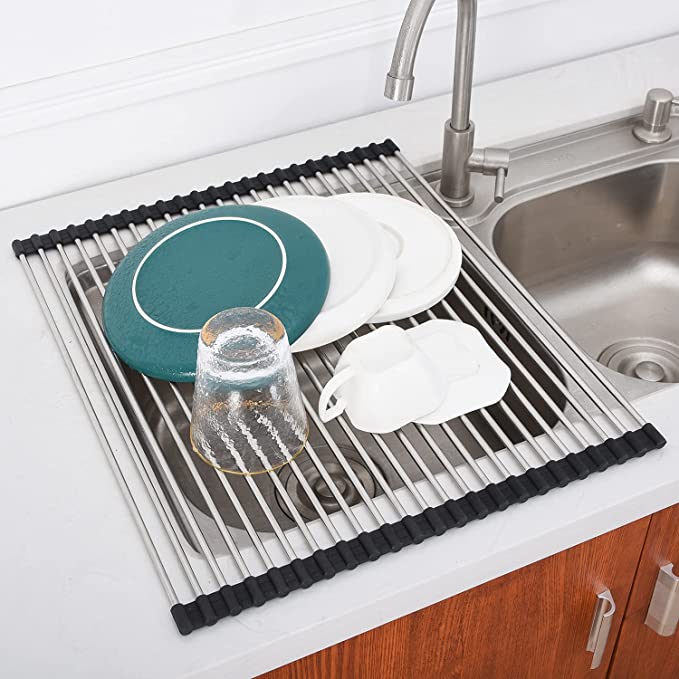 Rejilla para escurrir platos de acero inoxidable – Mis tendencias co